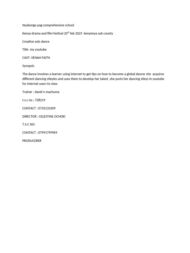 Nyabongo Pag Comprehensive School | PDF