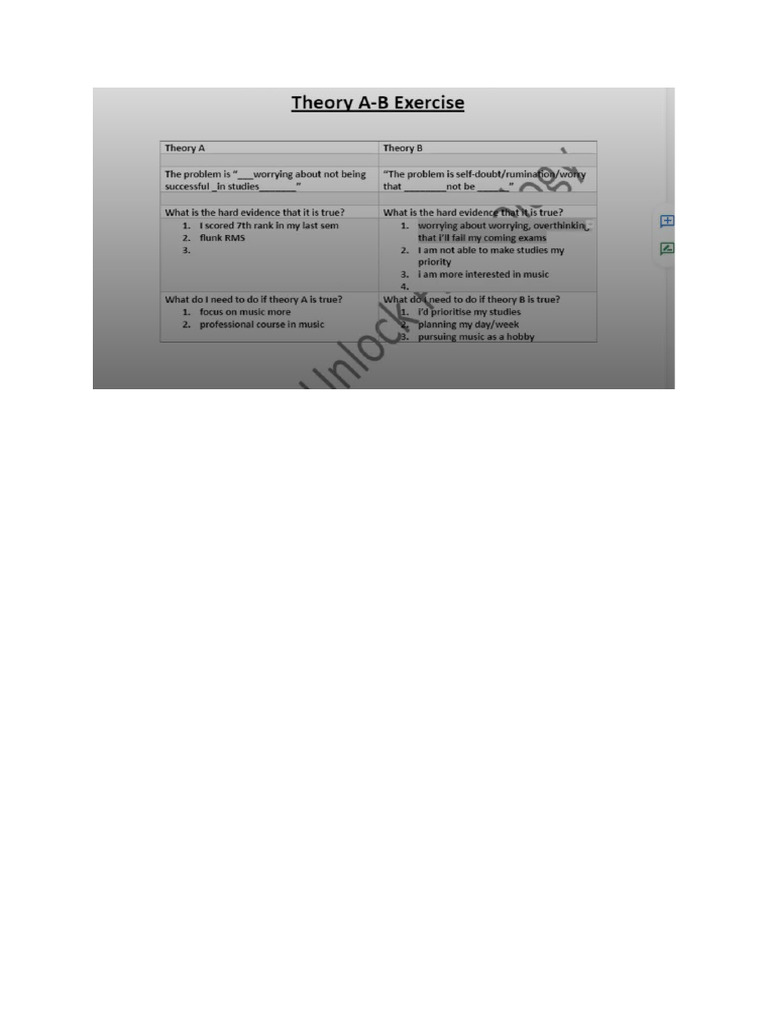 Theory AB Exercise | PDF