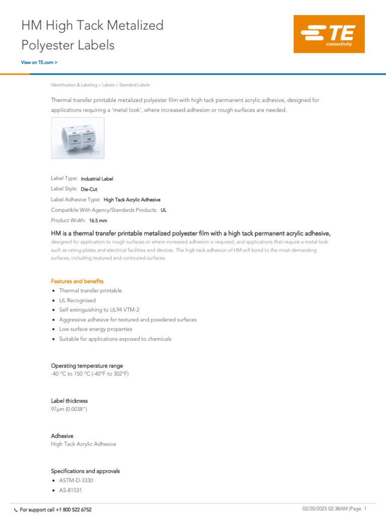 Product CAT T3437 H648.datasheet | PDF | Physical Sciences | Materials