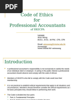 Overview of ICAEW Ethics Code Parts 1-3 | PDF