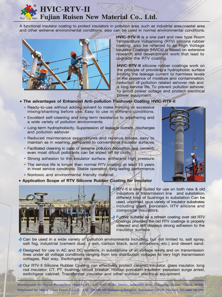 Spec Silicone Hvic Rtv-II | PDF