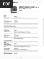 EasyPact CVS400F Circuit Breaker Specs | PDF | Alternating Current ...