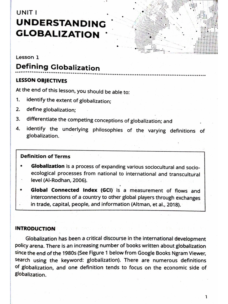 Defining Globalization | PDF