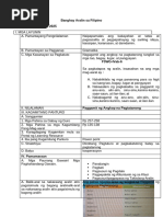 Semi Detailed Lesson Plan in Filipino 7 | PDF