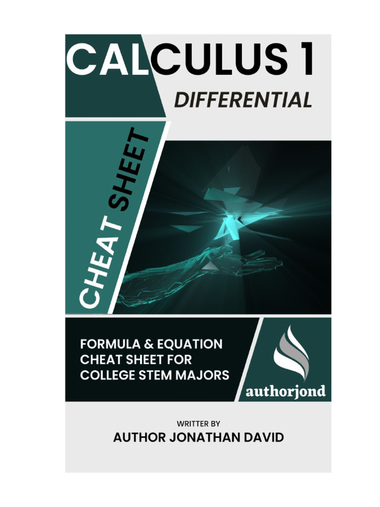Calculus I Cheatsheet Differential Calculus | PDF | Derivative | Integral