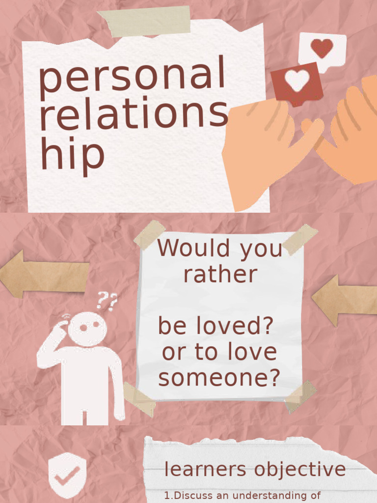 Personal Relationship | PDF | Attachment Theory | Psychological Concepts