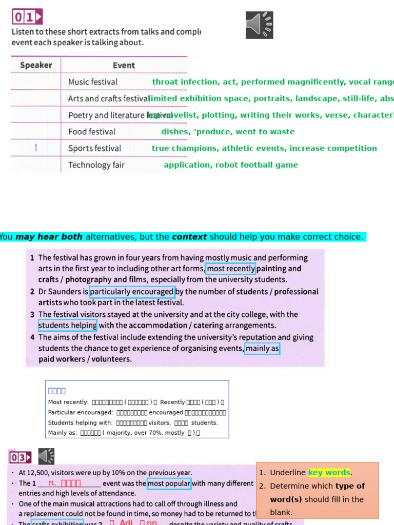 Unit 8 MS2 听力 | PDF