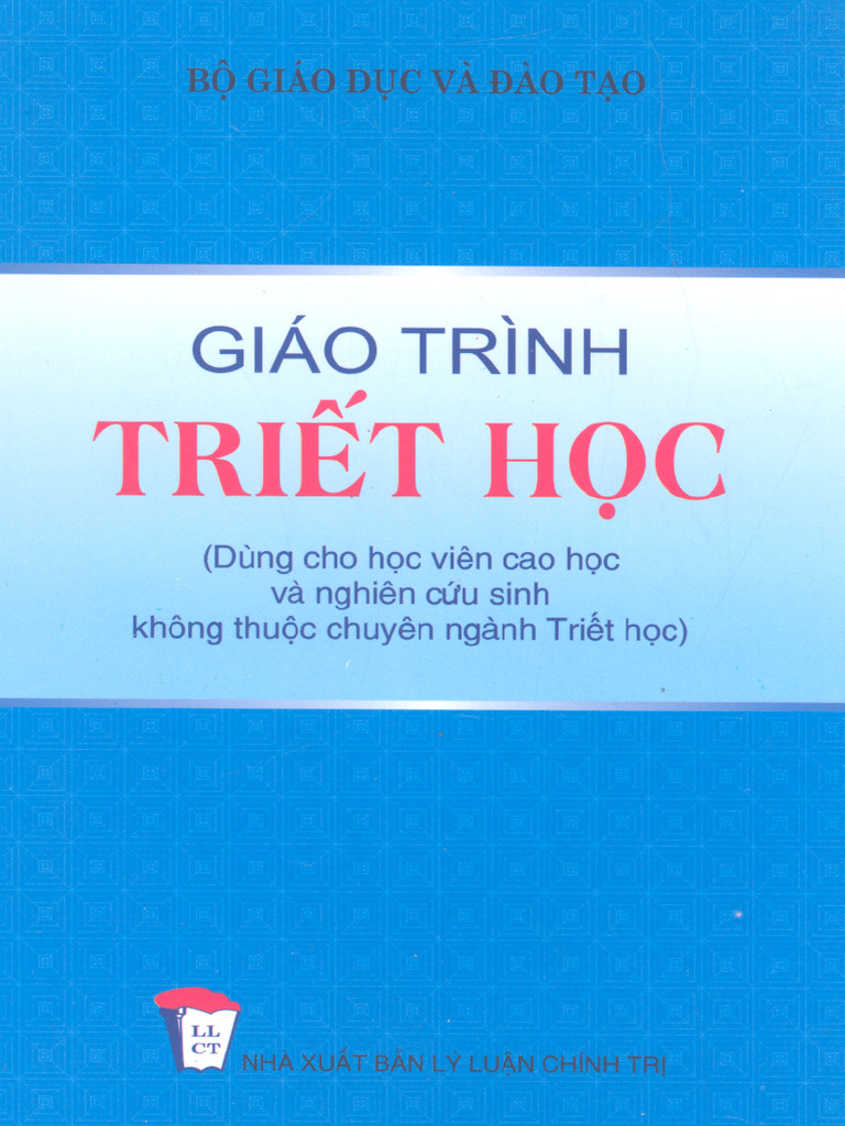 Giáo Trinh Triet Hoc SDH | PDF