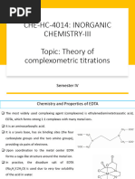 EDTA Indicators - Chem Online | PDF | Titration | Chemistry