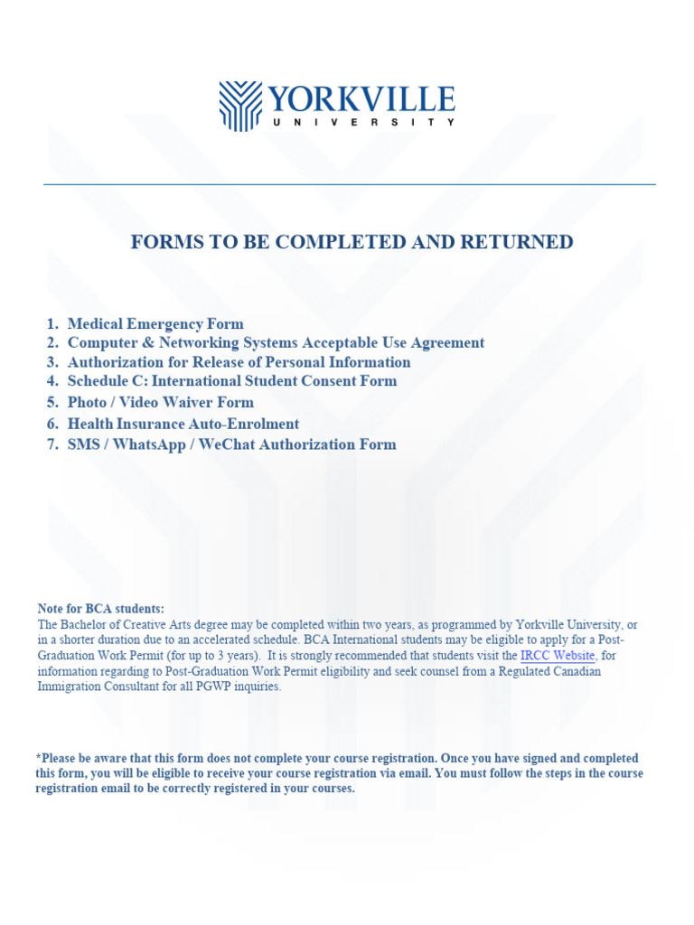 Required Student Forms for Registration | PDF | Computer Network ...