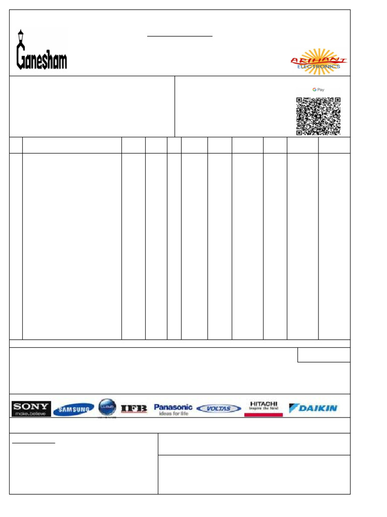Hitachi SAC Invoice Summary | PDF