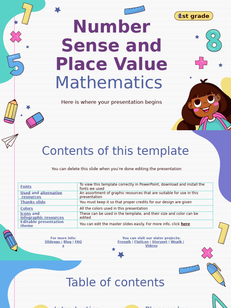 1st Grade Number Sense & Place Value | PDF | Planets | Venus