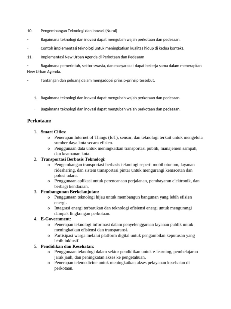 Coretan Pi Perdesaan Perkotaan | PDF