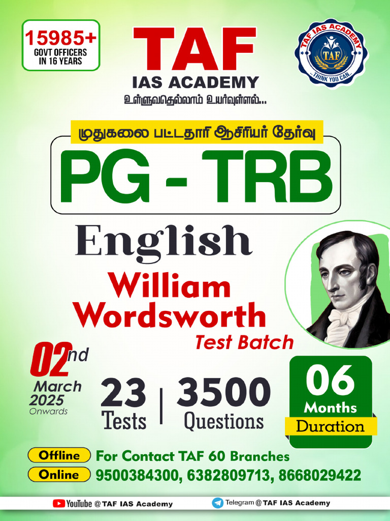 PG TRB 2025 English | PDF