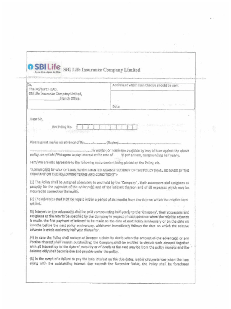 Loan Request Form - Revised | PDF