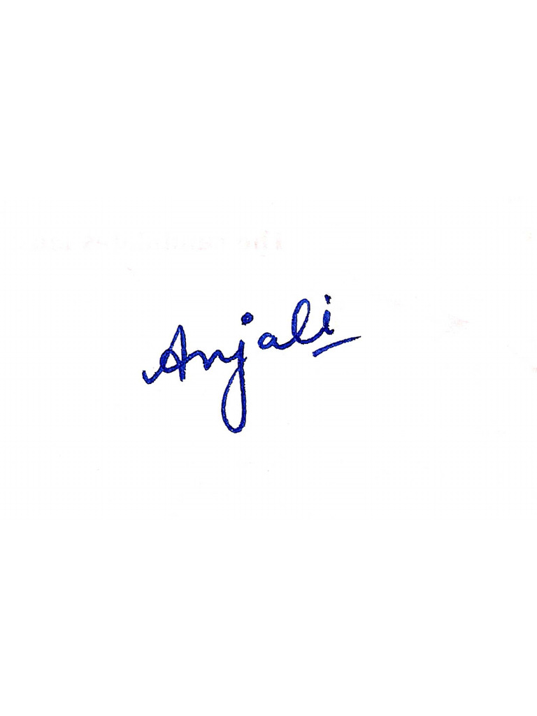 Anjali Sign | PDF
