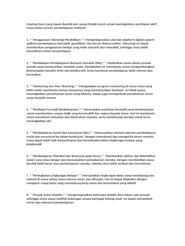 Kunci Jawaban Untuk RTL Di PMM Pengelolaan Kinerja | PDF