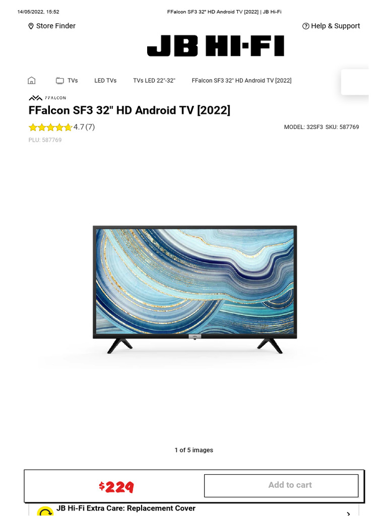 FFalcon SF3 32 - HD Android TV (2022) - JB Hi-Fi | PDF | Consumer Electronics | Mobile Computers