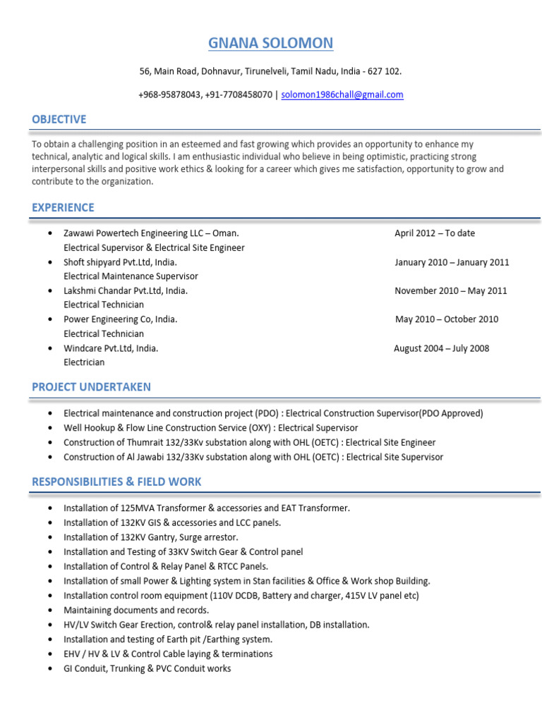 Temp CV | PDF | Electrical Engineering | Electricity