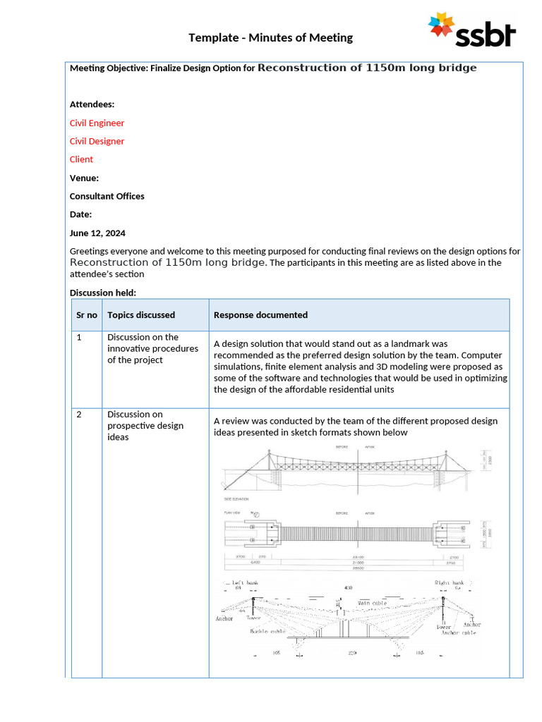 Finalize Design Option For Reconstruction of 1150m Long Bridge-Activity 3 | PDF | 3 D Computer ...