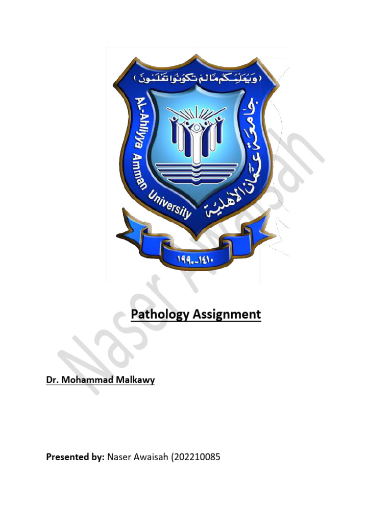Pathology Assignment | PDF | Neoplasms | Cancer