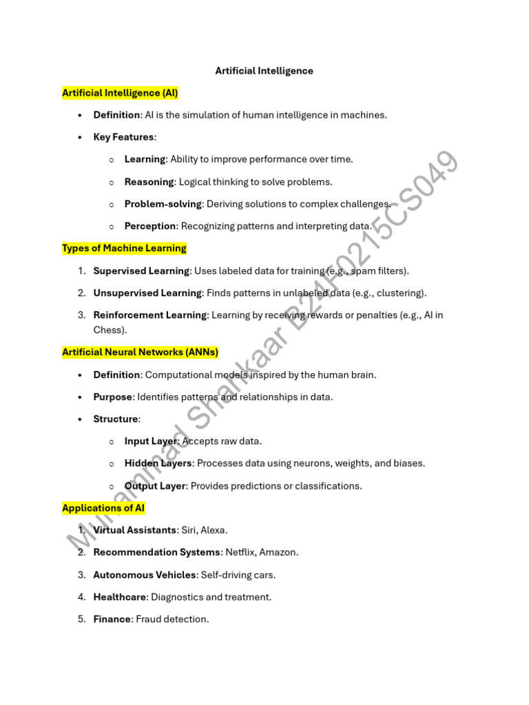 Artificial Intelligence Lect-10 | PDF | Artificial Intelligence | Intelligence (AI) & Semantics