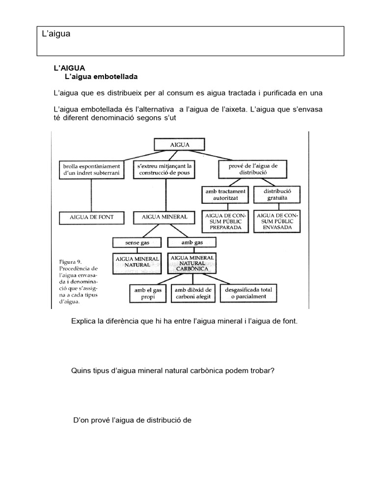 Aigua Mineral | PDF