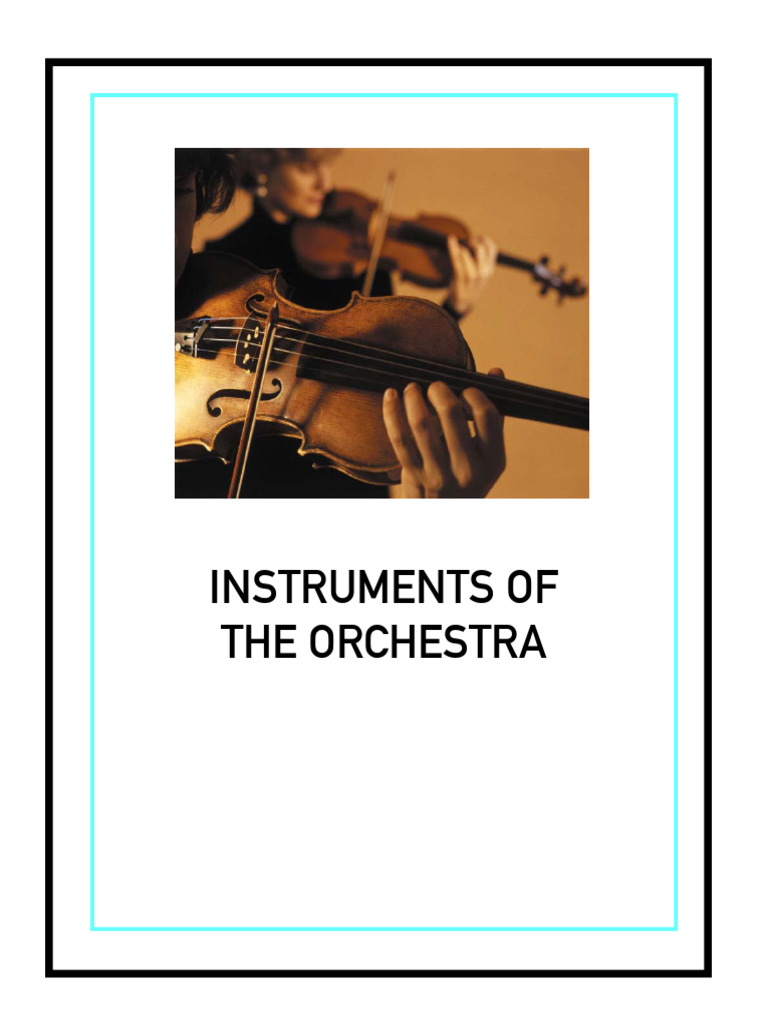 Instruments of The Orchestra | PDF | String Instruments | Woodwind ...