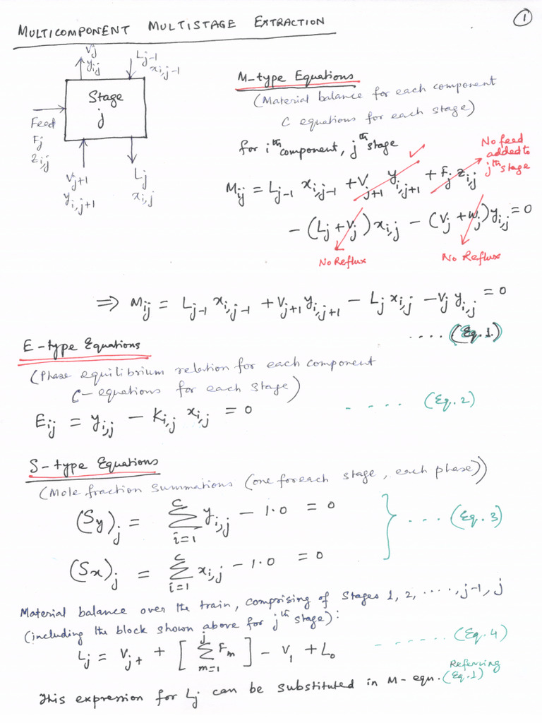 Multicomponent Multistage Extraction | PDF