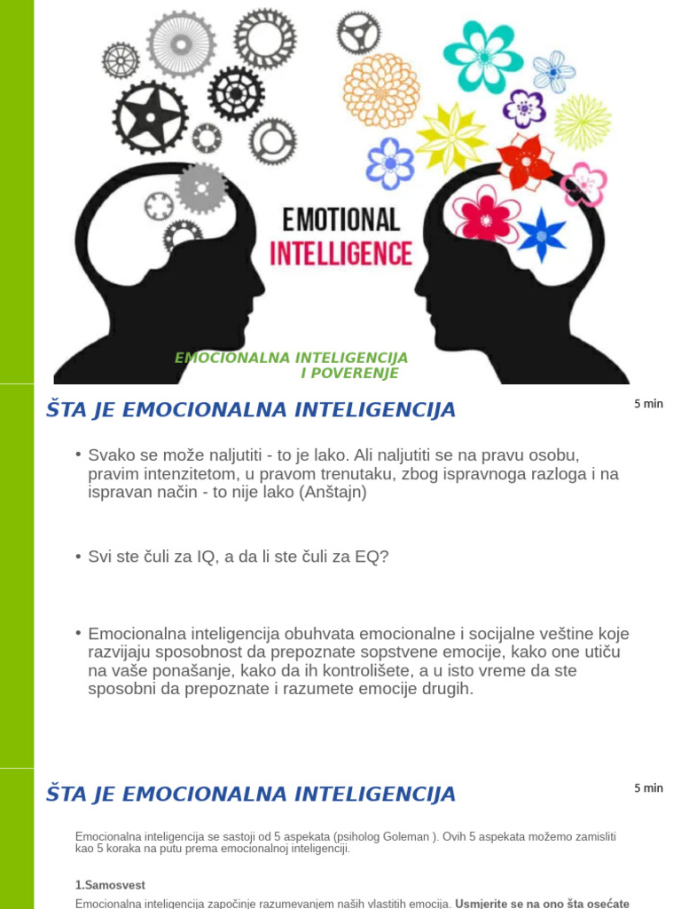 Emocionalna Inteligencija I Poverenje | PDF