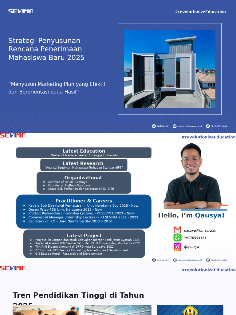 Materi 4 Qausya MM - Strategi PMB 2025 | PDF