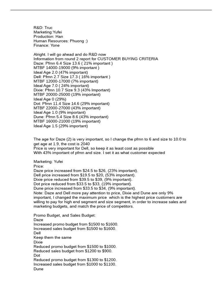 capsim_ROUND_3.docx | PDF | Debt | Stocks