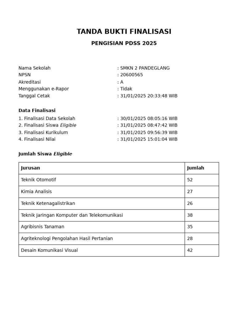 PDSS 2025 20600565 | PDF