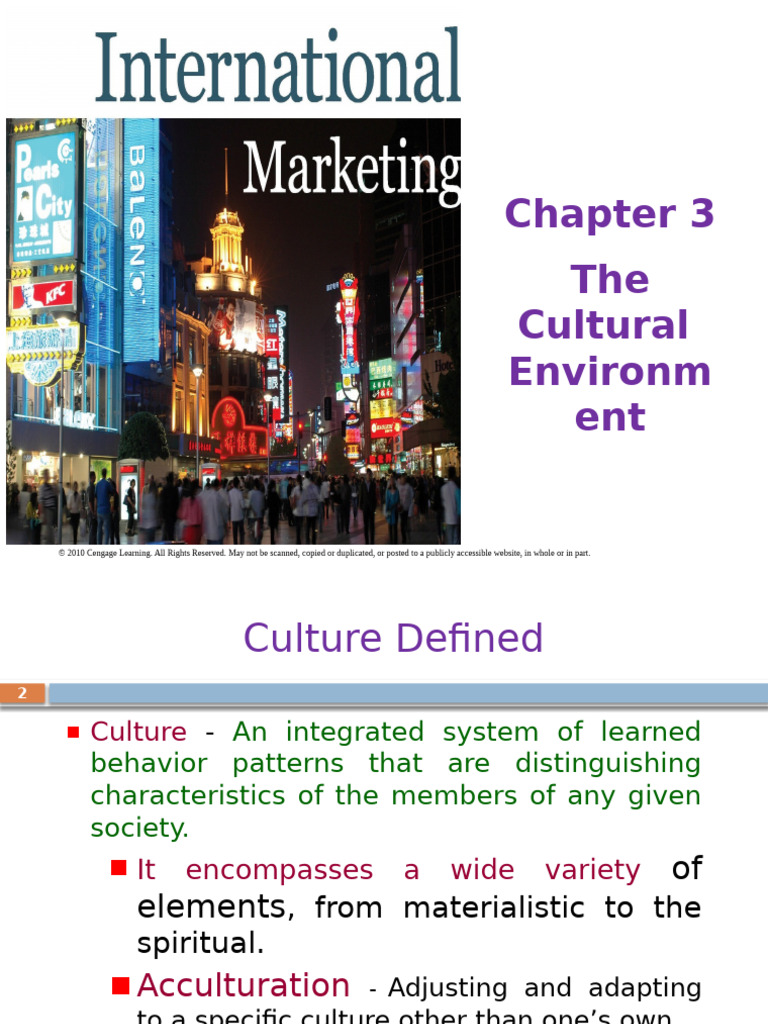 Understanding Cultural Environment in Business | PDF | Attitude ...