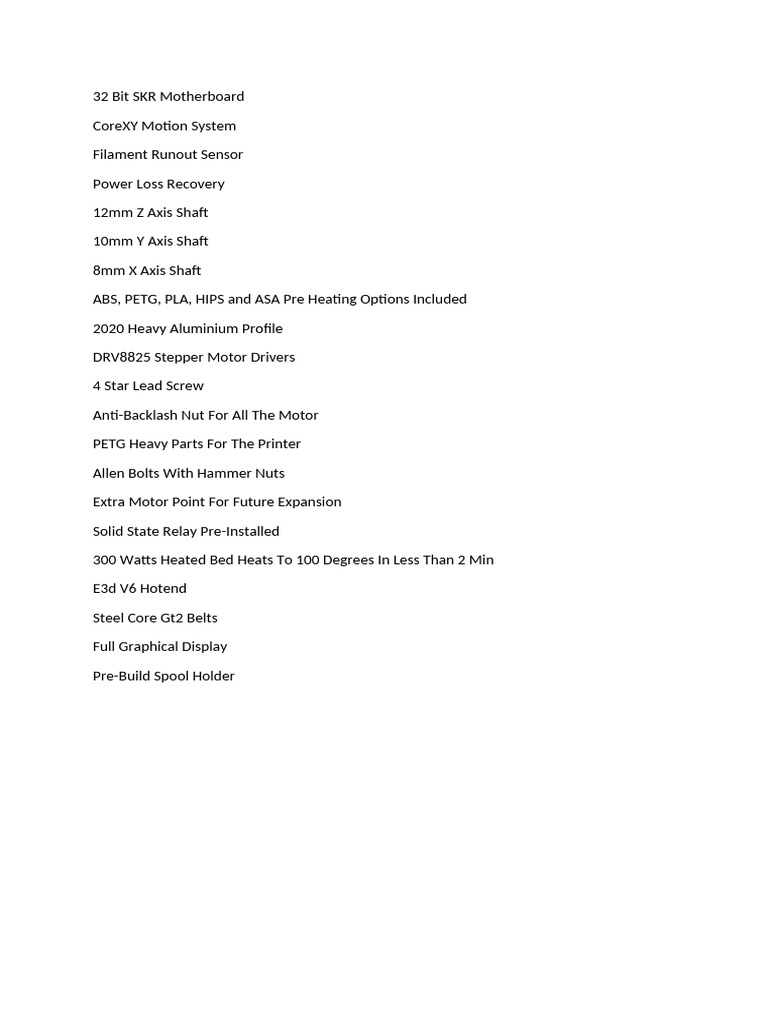 32 Bit SKR Motherboard | PDF