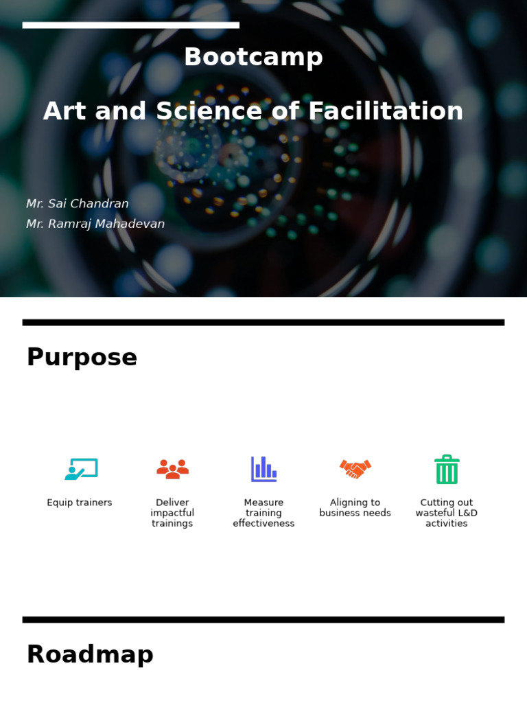 Bootcamp for Effective Training Facilitation | PDF