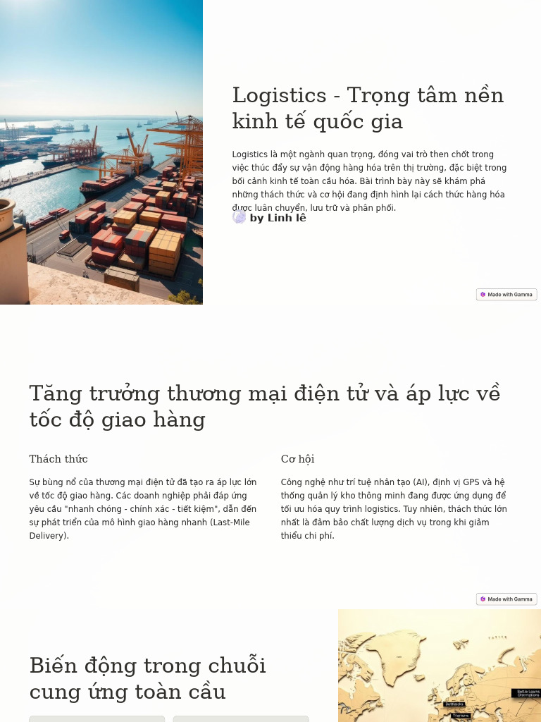 Logistics Trong Tam Nen Kinh Te Quoc Gia | PDF