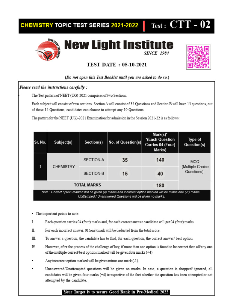 002 - 5-Oct Paper CTT Test-2 | PDF