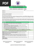 COT ECP Rating Sheet Teacher IV | PDF | Learning | Curriculum