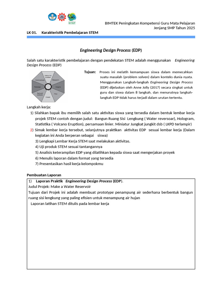 LK 01 Analisis EDP (1) | PDF