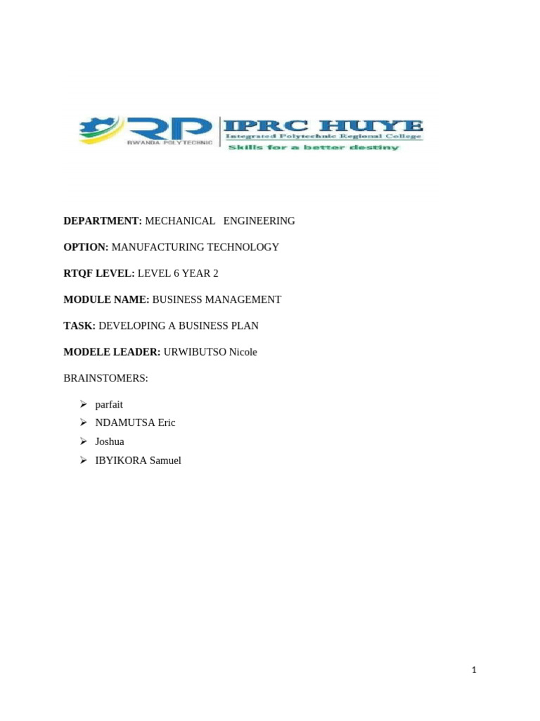 BP-1 | PDF | Income Statement | Expense