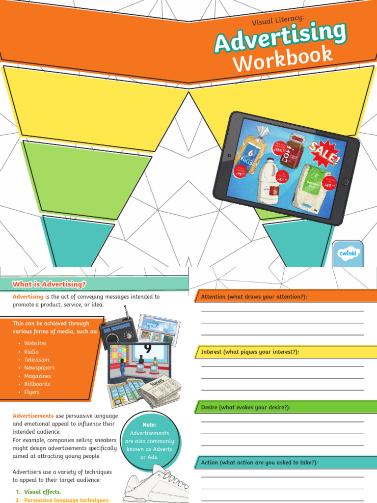 visual-literacy-advertising-workbook | PDF | Advertising | Human ...