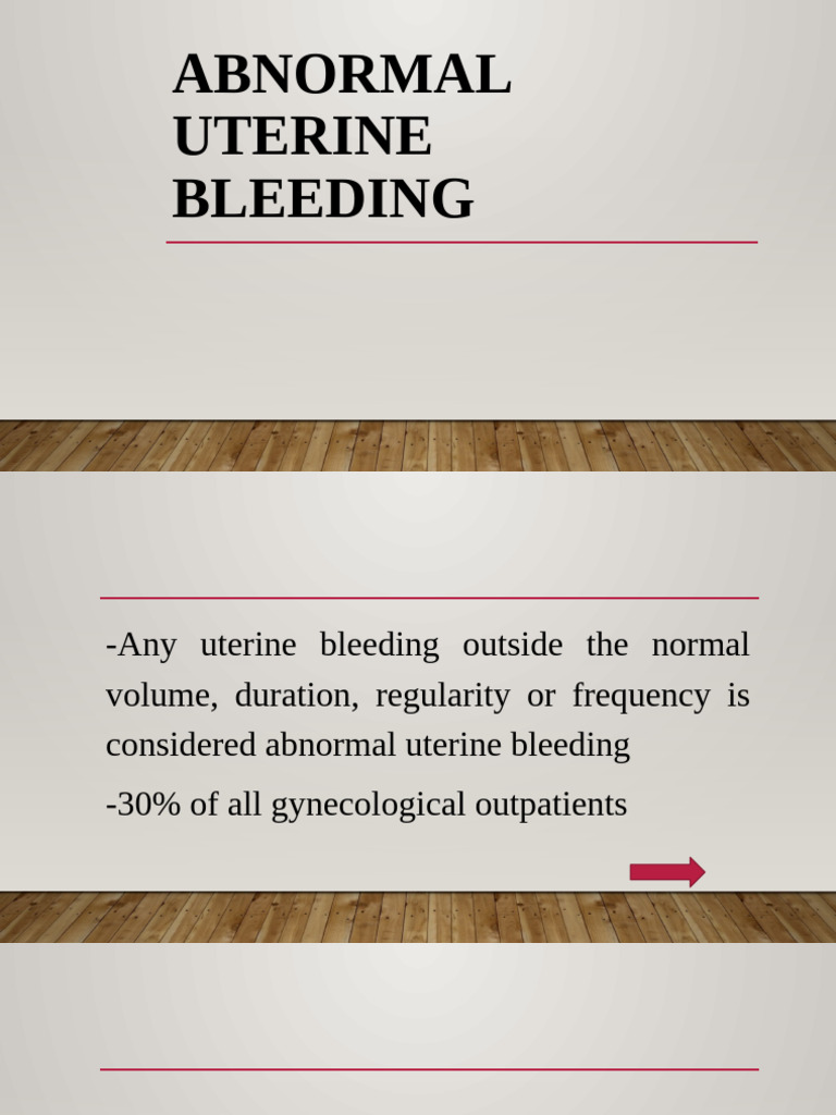 AUB | PDF | Clinical Medicine | Human Reproduction