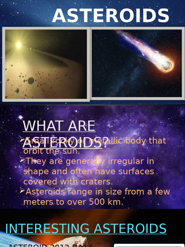 Maleesha-Physics Presentation About Asteroids | PDF