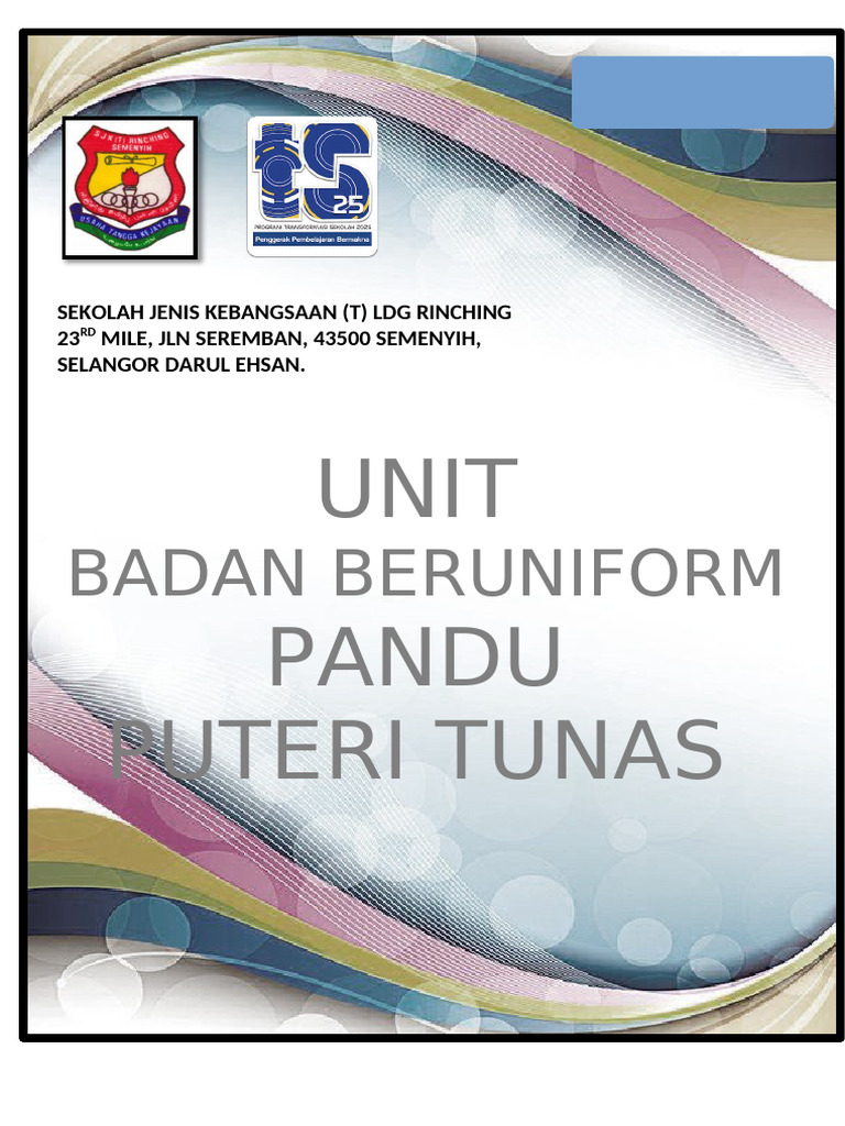 Unit Pandu Puteri Tunas: Badan Beruniform | PDF