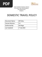 Travel Policy 2025 | PDF | Expense