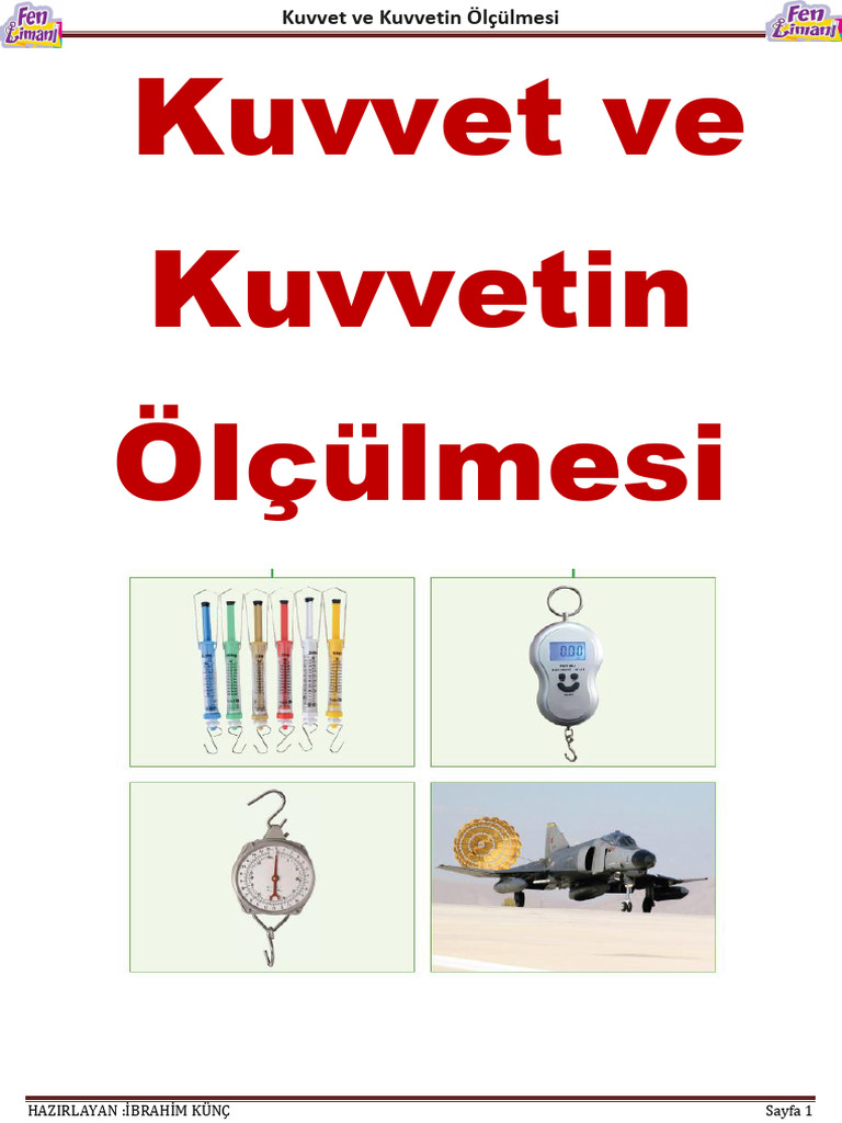 5.sinif 2u1b Kuvvetin Olculmesi IBRAHIM KUNC | PDF