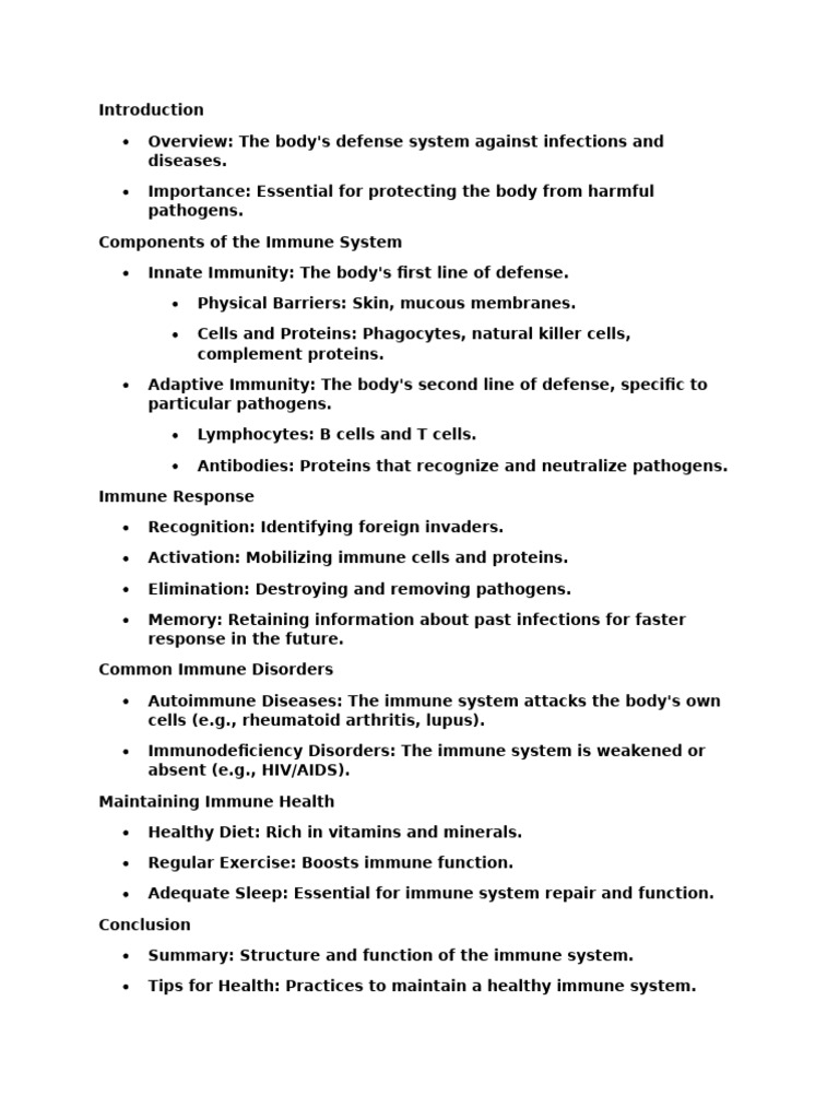 Understanding the Immune System Basics | PDF