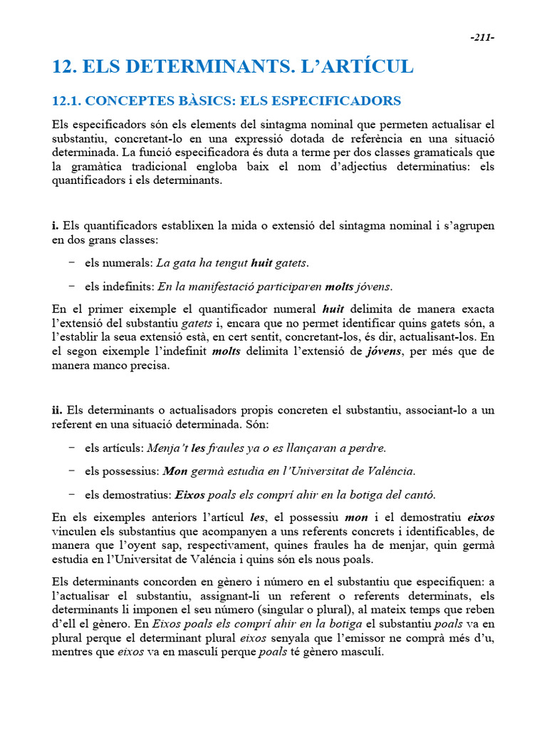 12_els_determinants l`artícul | PDF