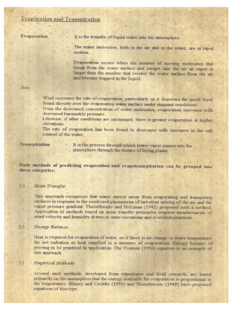 Lecture 3 Hydrology | PDF